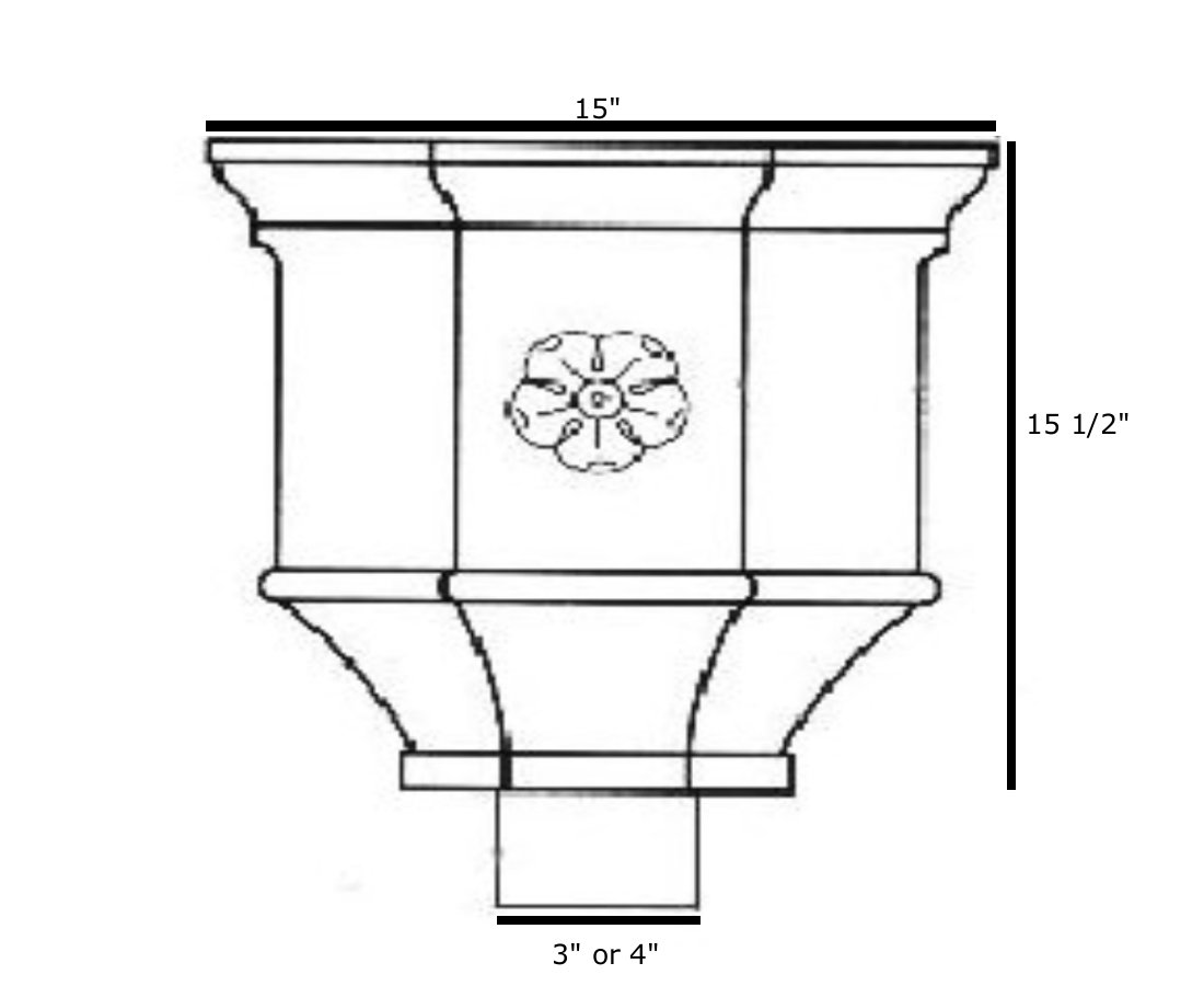 CONDUCTOR HEAD – Loveless Gutter | Gutter cleaning service in North ...